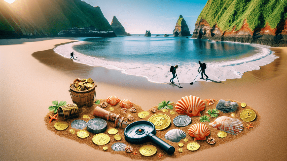 Schatzsuche am Strand – Münzen Muscheln und Meer Azoren-Blog